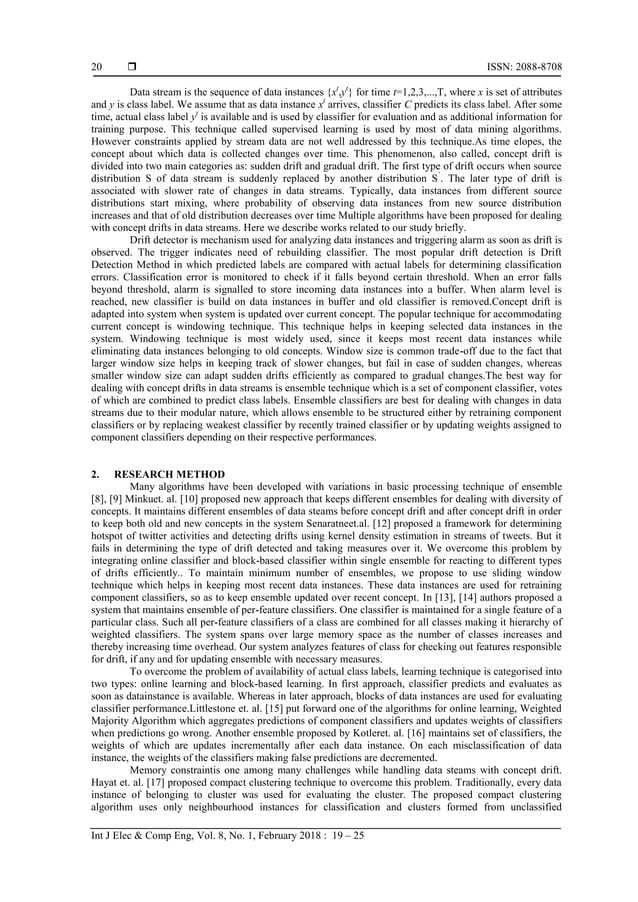 Concept Drift Identification using Classifier Ensemble Approach | PDF