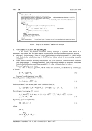 Non-convex constrained economic power dispatch with prohibited operating zones and piecewise ...