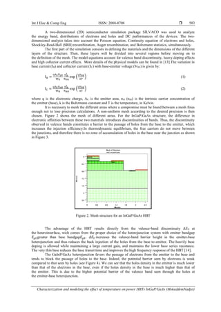 Characterization and modeling the effect of temperature on power HBTs InGaP/GaAs | PDF
