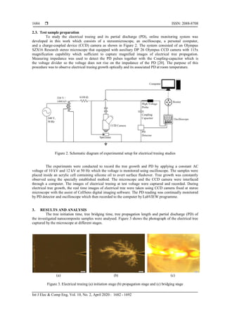 Electrical treeing and partial discharge characteristics of silicone ...