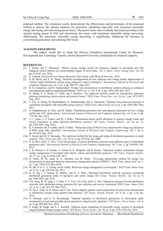Optimal Generation Scheduling of Power System for Maximum Renewable Energy Harvesting and Power ...