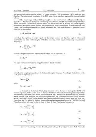 Transient Monitoring Function based Fault Classifier for Relaying Applications | PDF