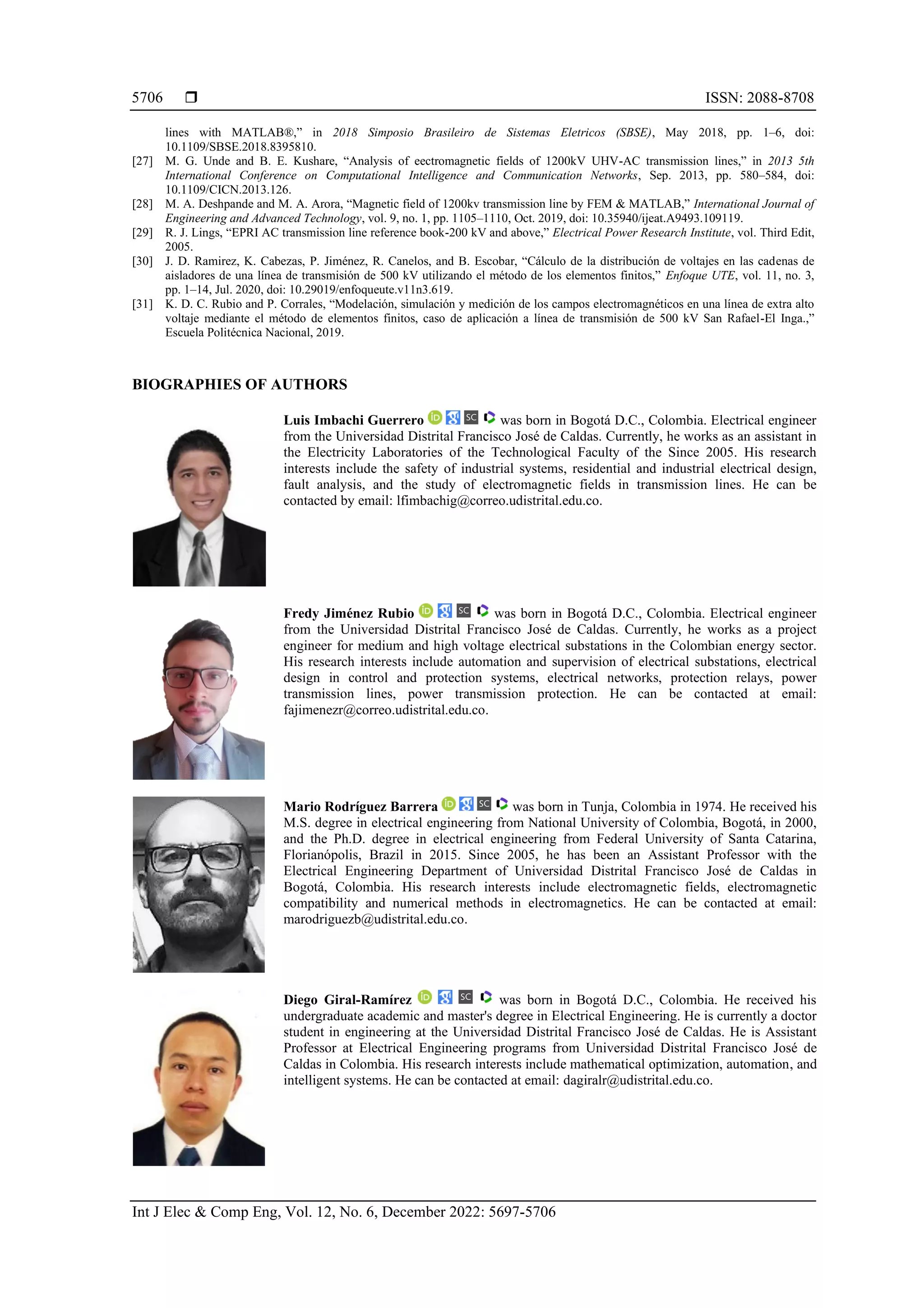 Electric and magnetic field calculation software in transmission lines | PDF