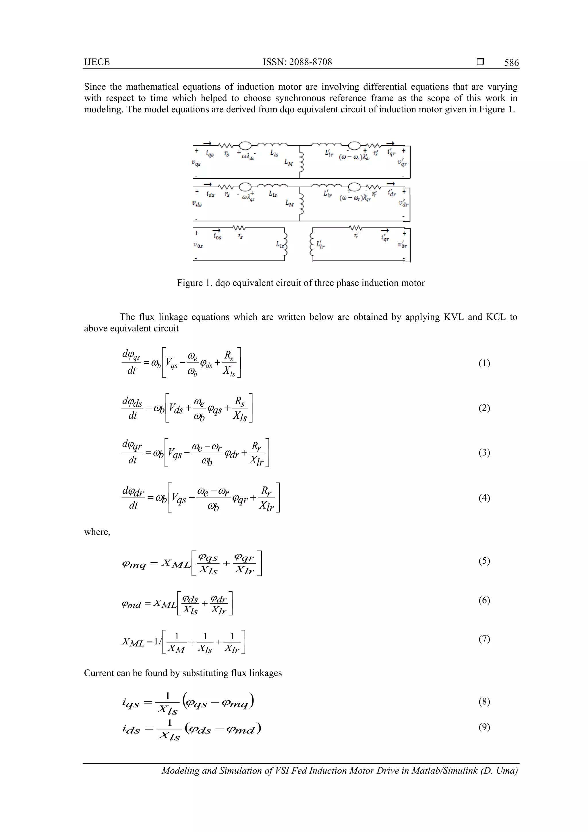 Modeling And Simulation Of Vsi Fed Induction Motor Drive In Matlab Simulink Pdf
