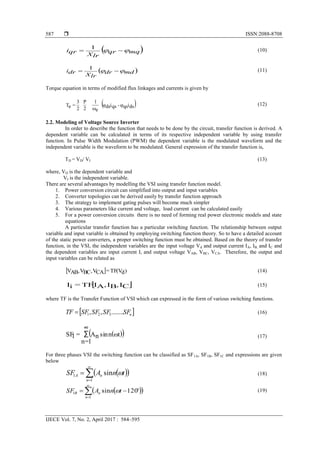 Modeling and Simulation of VSI Fed Induction Motor Drive in Matlab ...