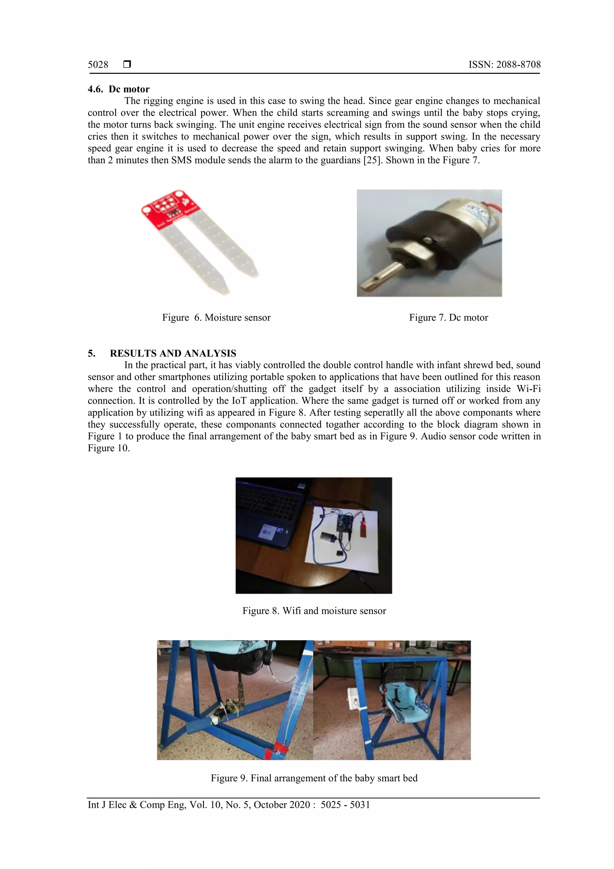 Smart management system for monitoring and control of infant baby bed | PDF