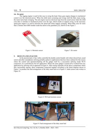 Smart management system for monitoring and control of infant baby bed | PDF