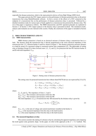 A Study of SVC’s Impact Simulation and Analysis for Distance Protection ...