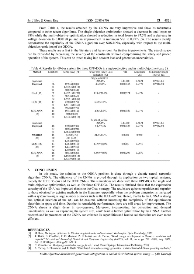 Multi Objective Distributed Generation Integration In Radial
