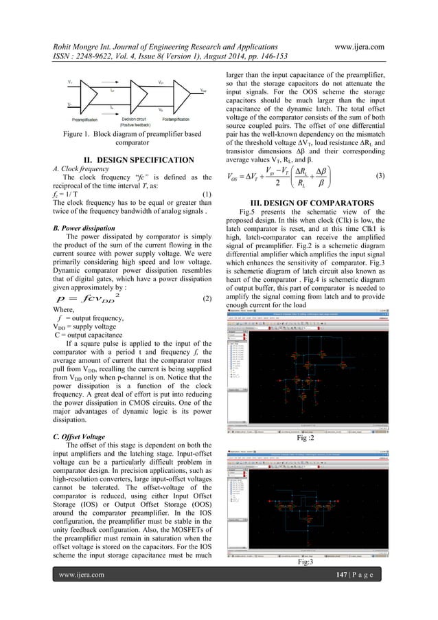 Design of Low Power & High Speed Comparator with 0.18μm Technology for ...