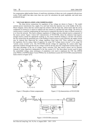 Voltage profile enhancement in distribution network using static synchronous compensator STATCOM ...