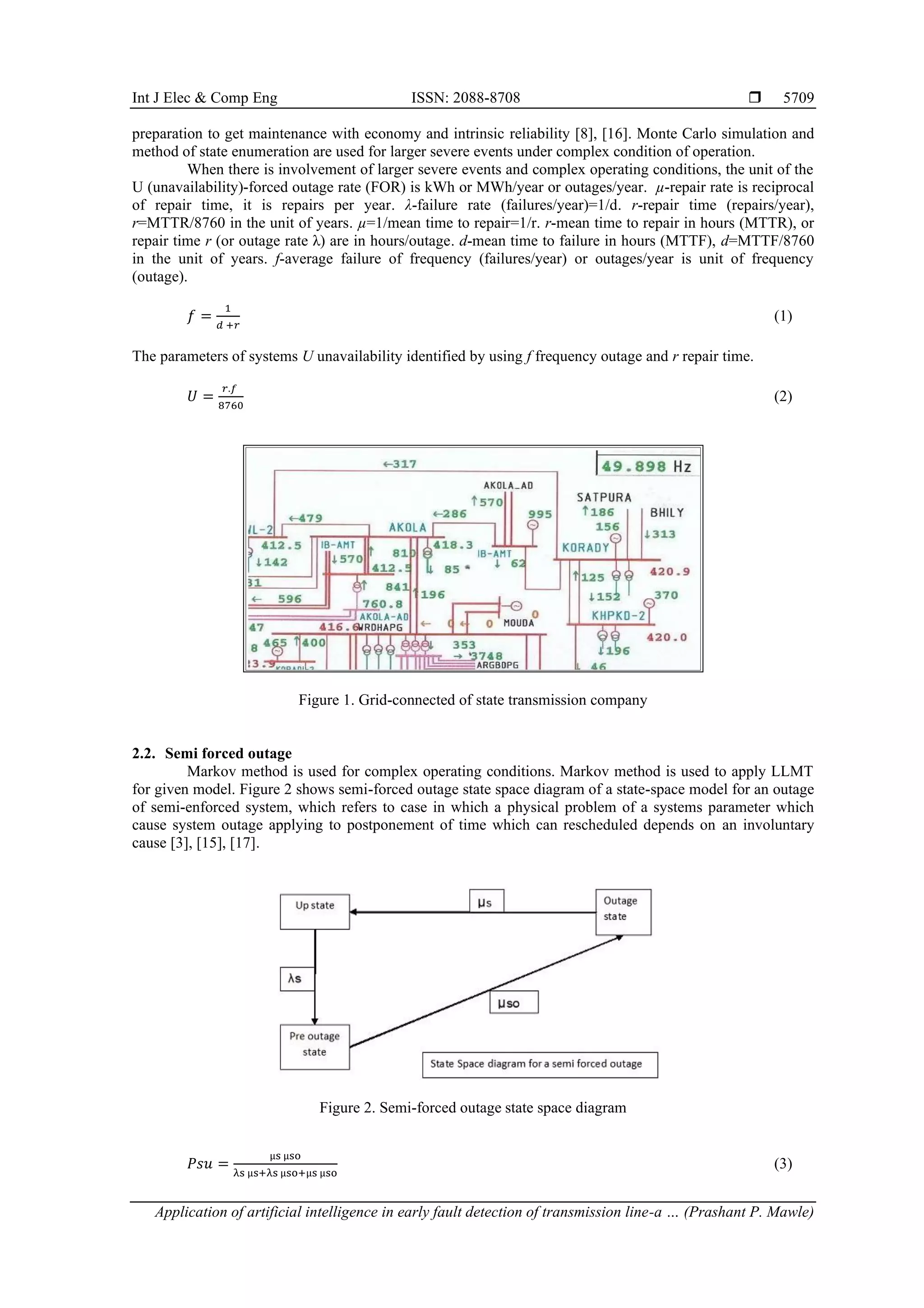 Application of artificial intelligence in early fault detection of transmission line-a case ...
