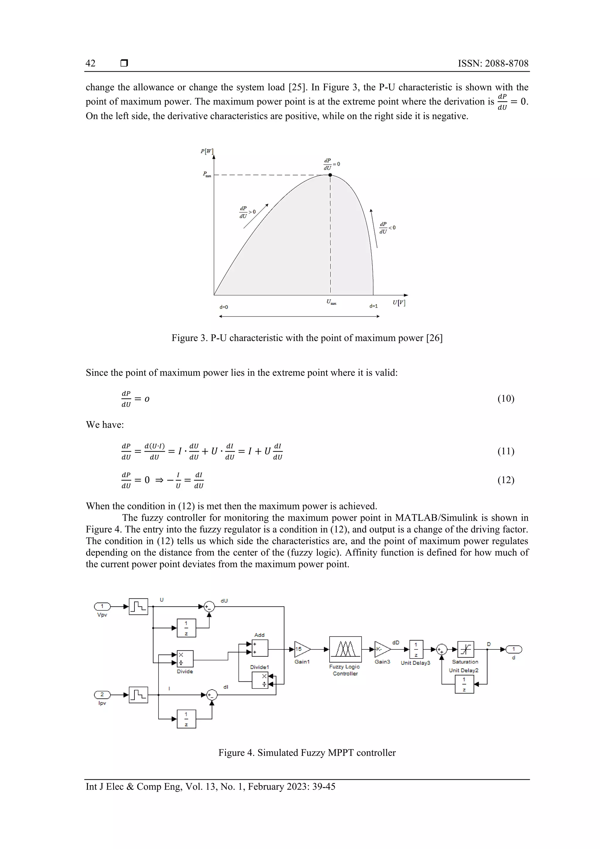 Investigate the maximum power point of photovoltaic system at different environmental conditions ...