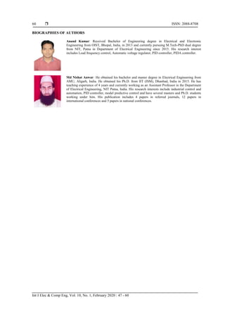 Parallel control structure scheme for load frequency controller design using direct synthesis ...
