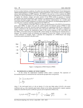 Nonlinear control of WECS based on PMSG for optimal power extraction | PDF