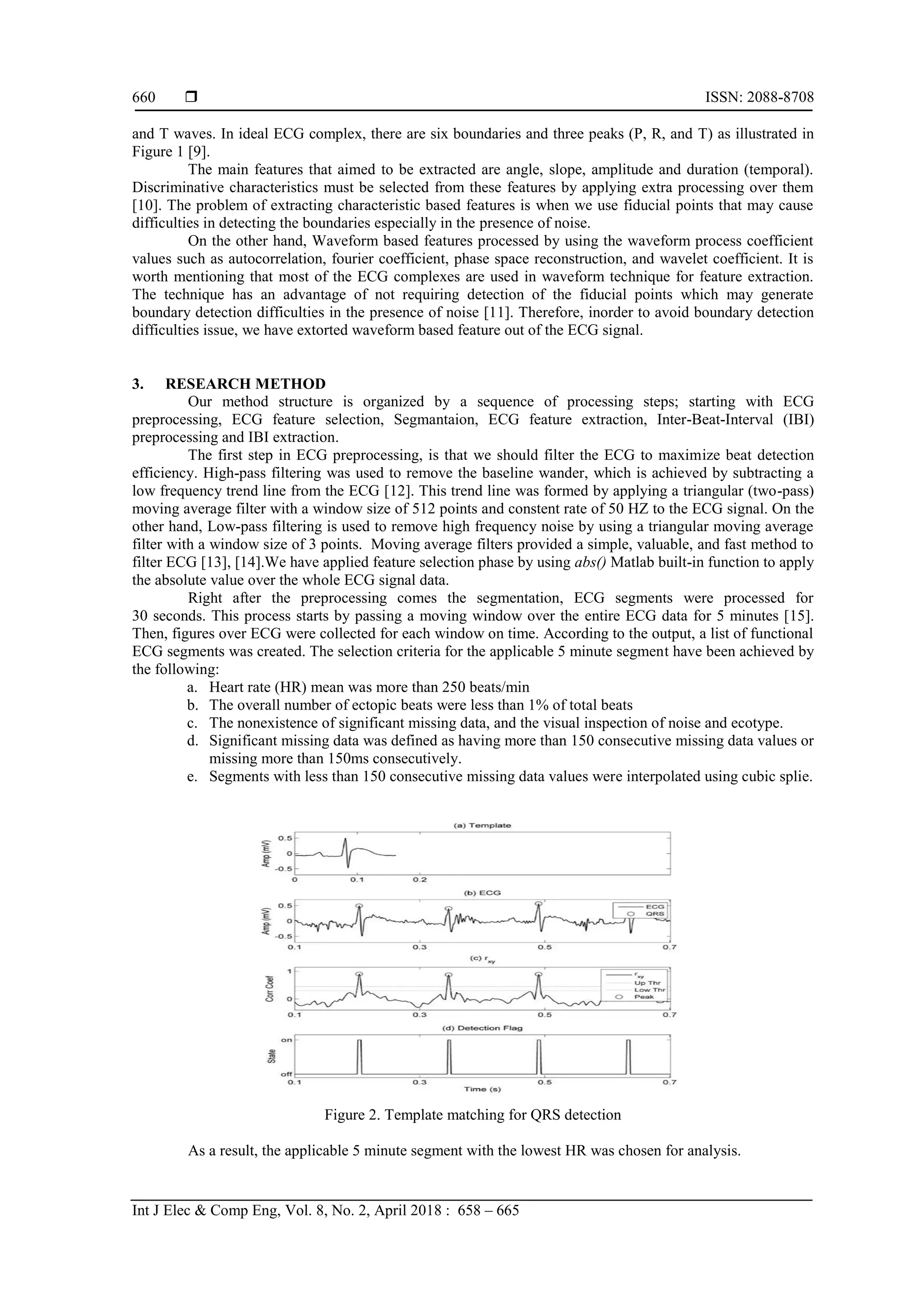 Utilizing ECG Waveform Features as New Biometric Authentication Method | PDF