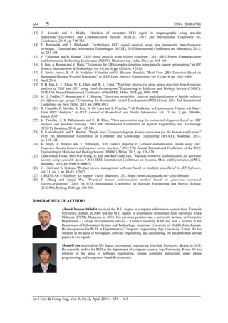 Utilizing ECG Waveform Features as New Biometric Authentication Method | PDF