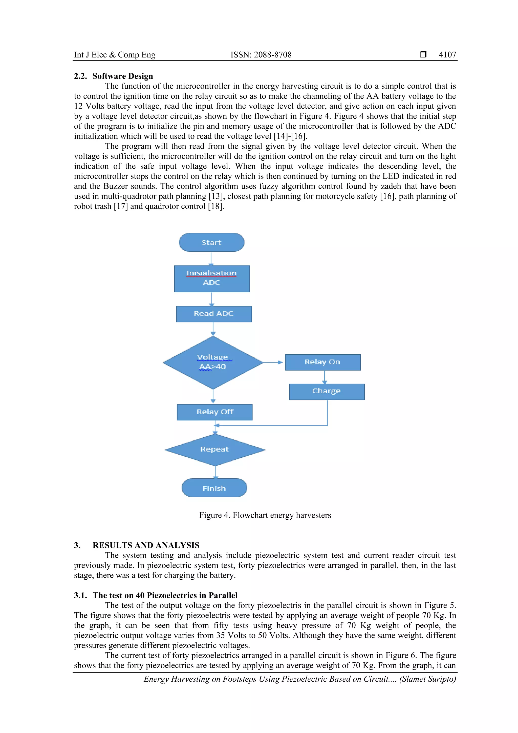 Energy Harvesting on Footsteps Using Piezoelectric based on Circuit LCT3588 and Boost up ...