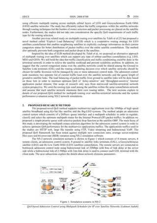 QoS based Admission Control using Multipath Scheduler for IP over Satellite Networks | PDF