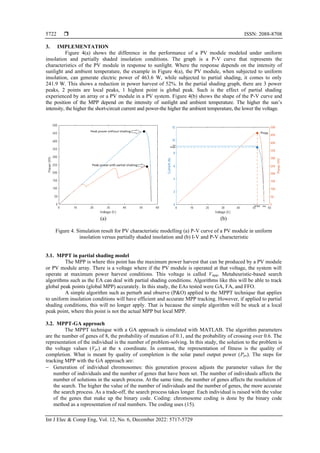 Comparative analysis of evolutionary-based maximum power point tracking for partial shaded ...