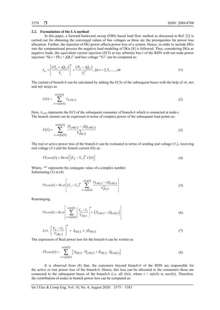 Loss allocation in distribution networks with distributed generators undergoing network ...
