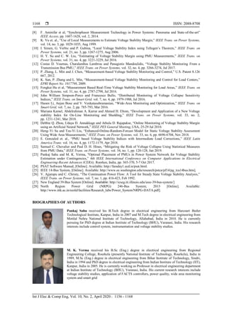 Online monitoring of voltage stability margin using PMU measurements | PDF