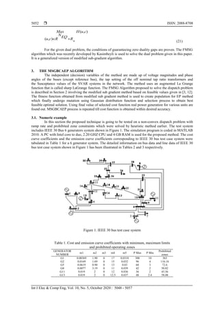 Modified sub-gradient based combined objective technique and evolutionary programming approach ...