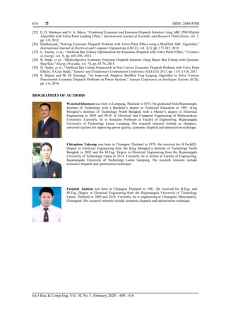 Hybrid method for solving the non smooth cost function economic dispatch problem | PDF