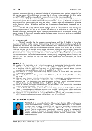 Energy Efficient Operation of Three Phase Induction Motor using Delstar ...