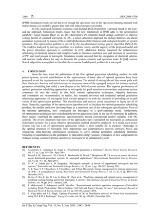 A review of optimal operation of microgrids | PDF