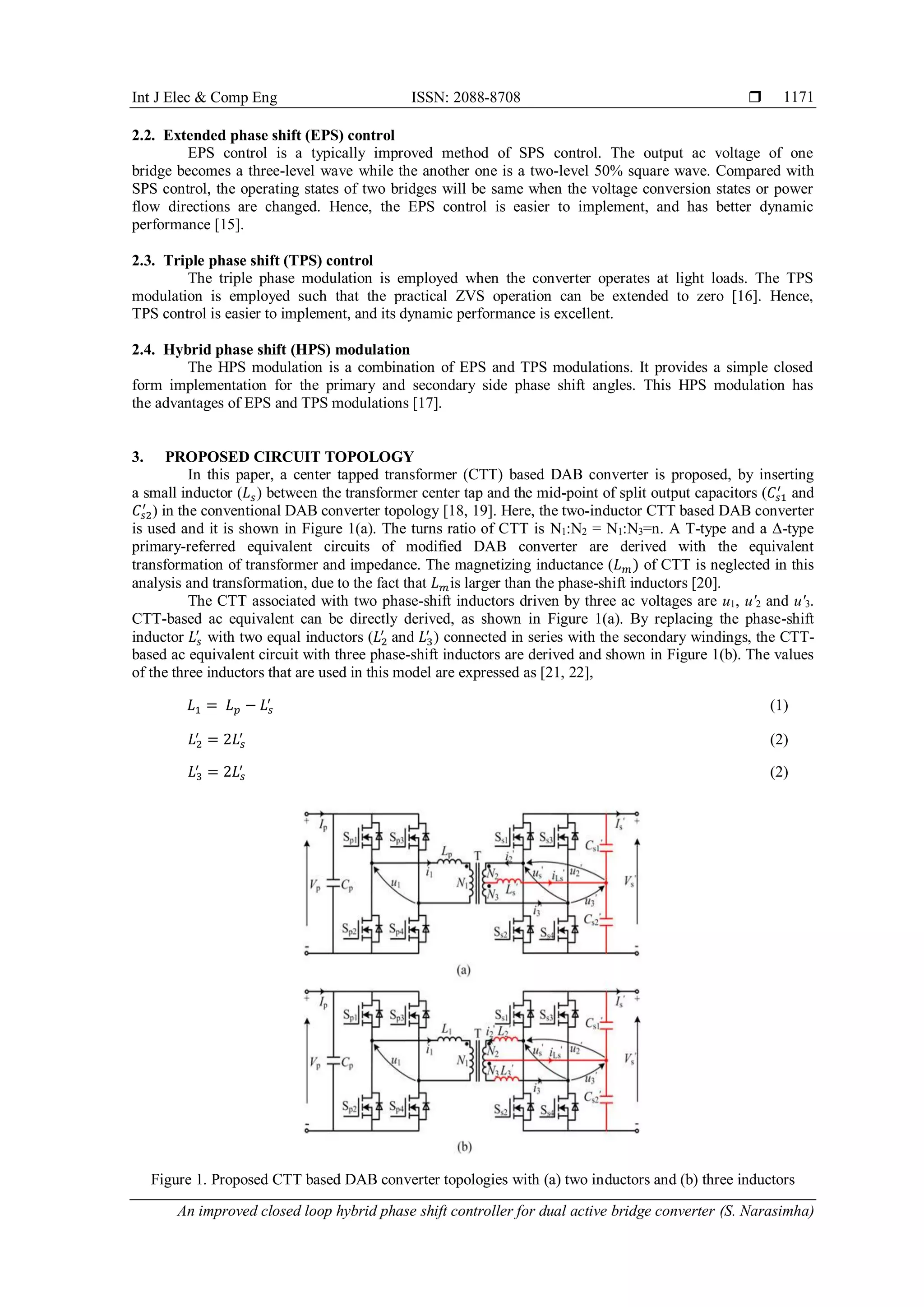 An improved closed loop hybrid phase shift controller for dual active ...
