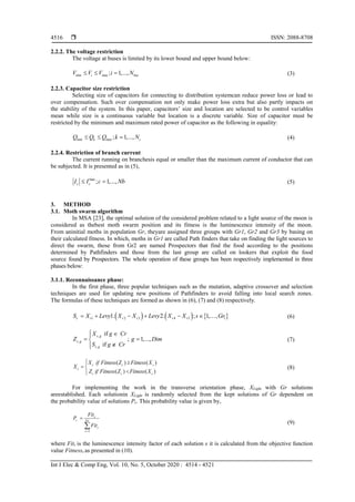 Determining optimal location and size of capacitors in radial distribution networks using moth ...