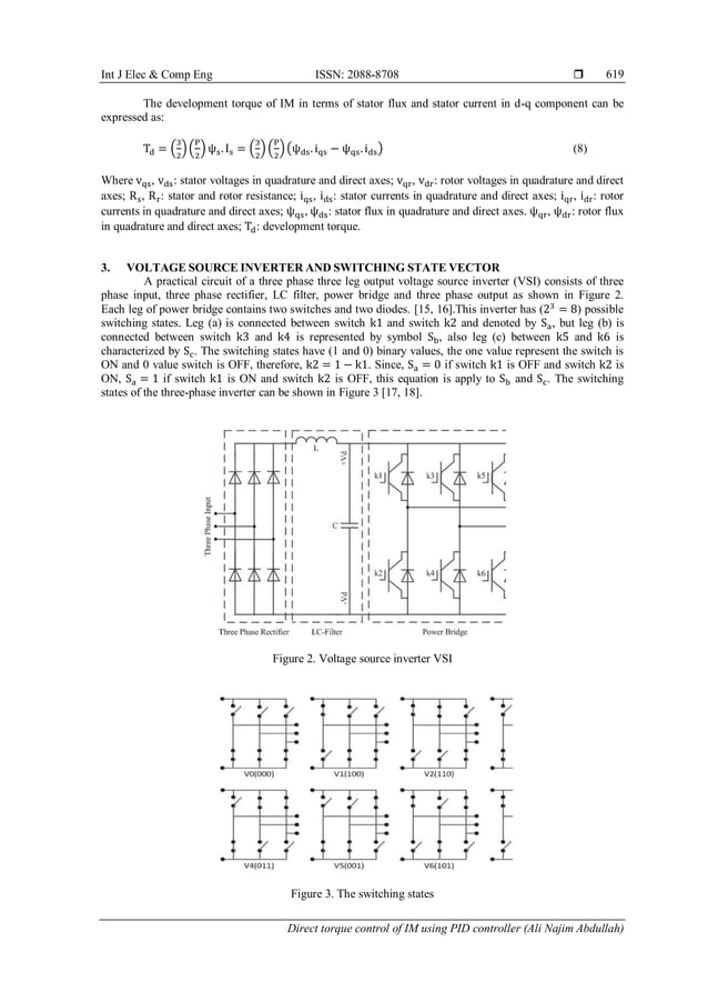 Direct torque control of IM using PID controller | PDF