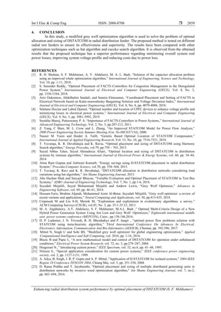 Enhancing radial distribution system performance by optimal placement of DSTATCOM | PDF