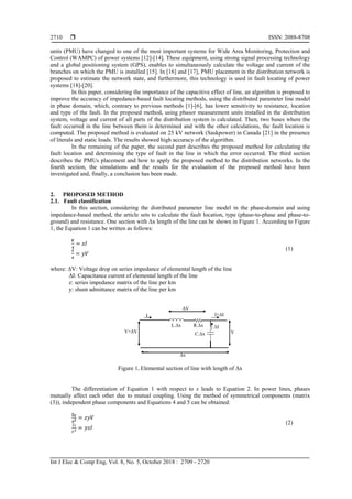 Permanent Fault Location in Distribution System Using Phasor Measurement Units (PMU) in Phase ...