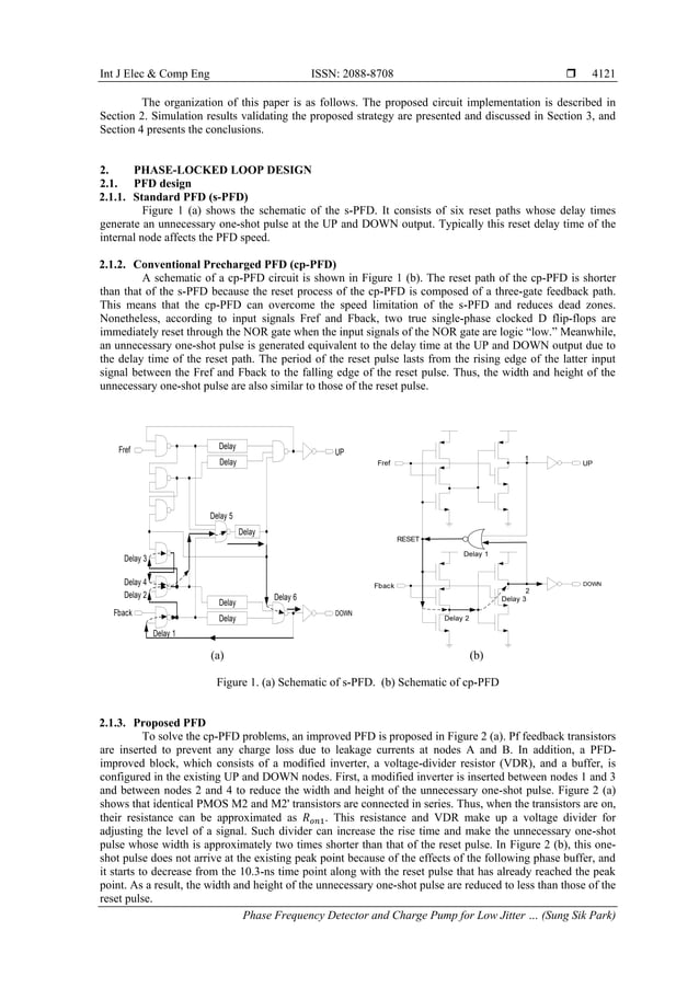 Phase Frequency Detector and Charge Pump for Low Jitter PLL Applications | PDF