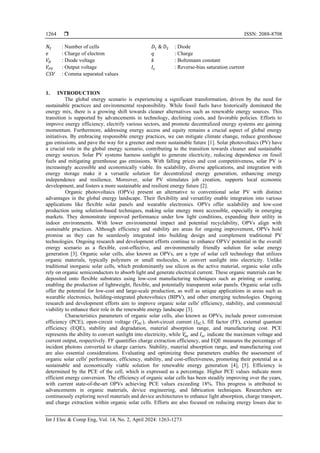 Optimized parameter extraction techniques for enhanced performance ...