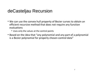 Rendering Curves and Surfaces | PPT | Graphics Software | Computer Software and Applications