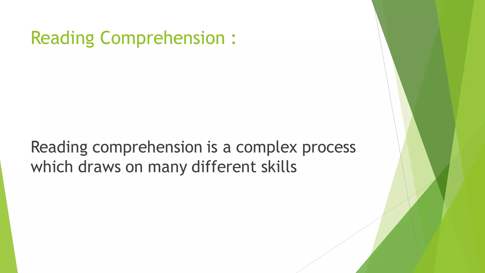 Reading Skills | PPT