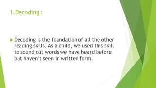 Reading Skills | PPT