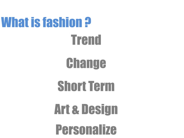 Fashion Marketing (Branding) | PPTX