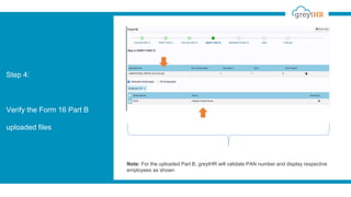 Generation of Form 16 using greytHR | PPTX | Personal Taxes | Personal ...