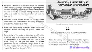 Exploring Vernacular Architecture: Definitions, Determinants, and ...