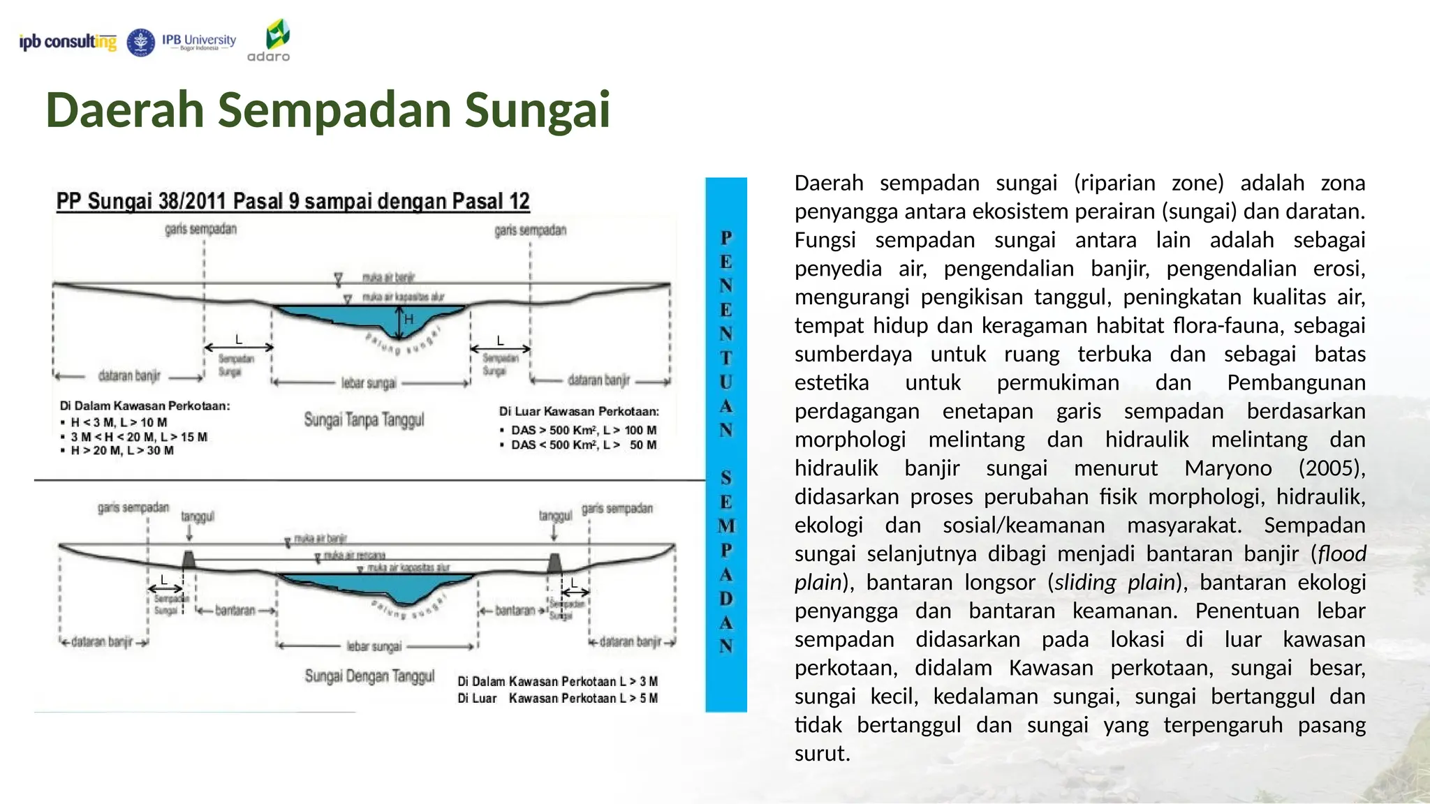 V1-PPT Analisa Hidrologi dan Drawing Teknis Sempadan Sungai-Adaro (06 ...
