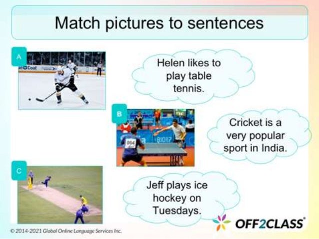 A Vocabulary ESL Lesson Plan On Sports And Leisure | PPTX