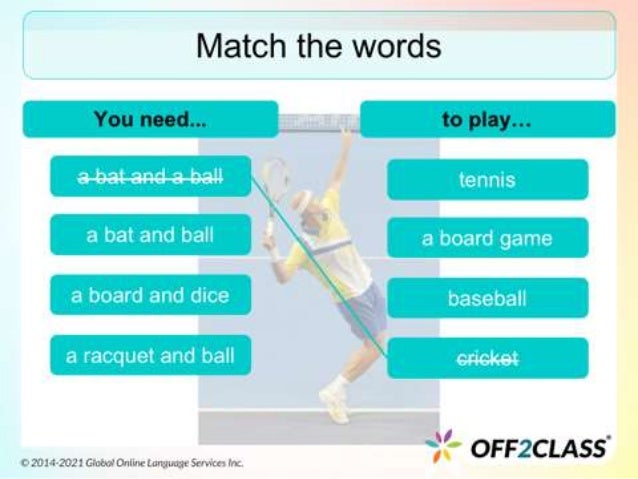 A Vocabulary ESL Lesson Plan On Sports And Leisure | PPTX