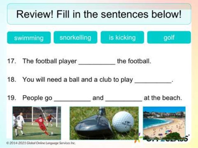 A Vocabulary ESL Lesson Plan On Sports And Leisure | PPTX