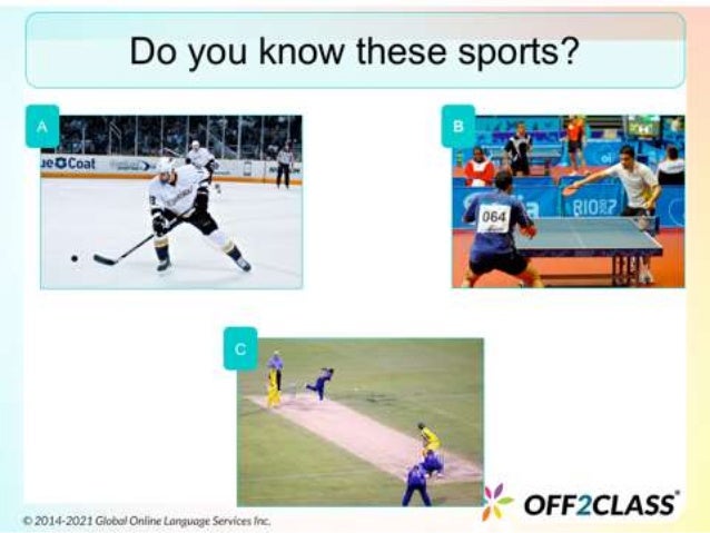 A Vocabulary ESL Lesson Plan On Sports And Leisure | PPTX