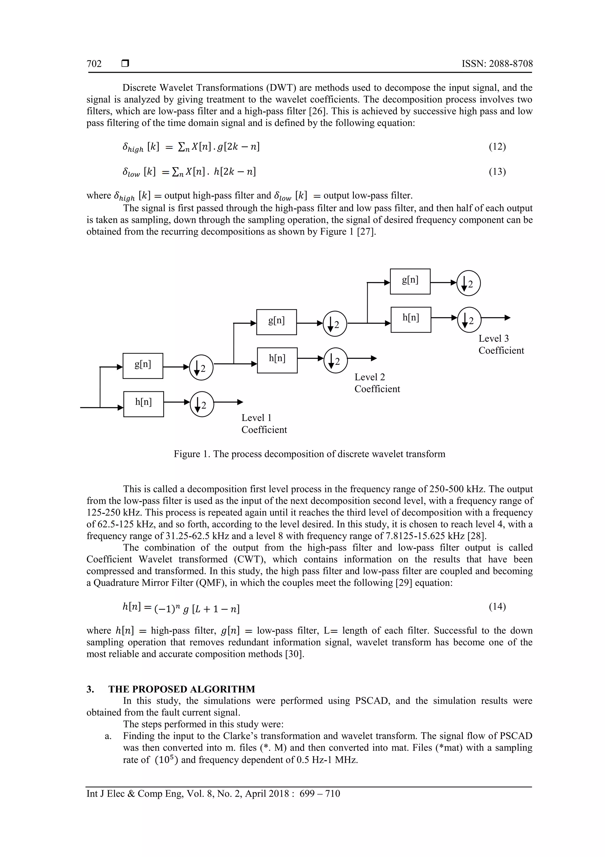 Algorithm For Fault Location And Classification On Parallel Transmission Line Using Wavelet