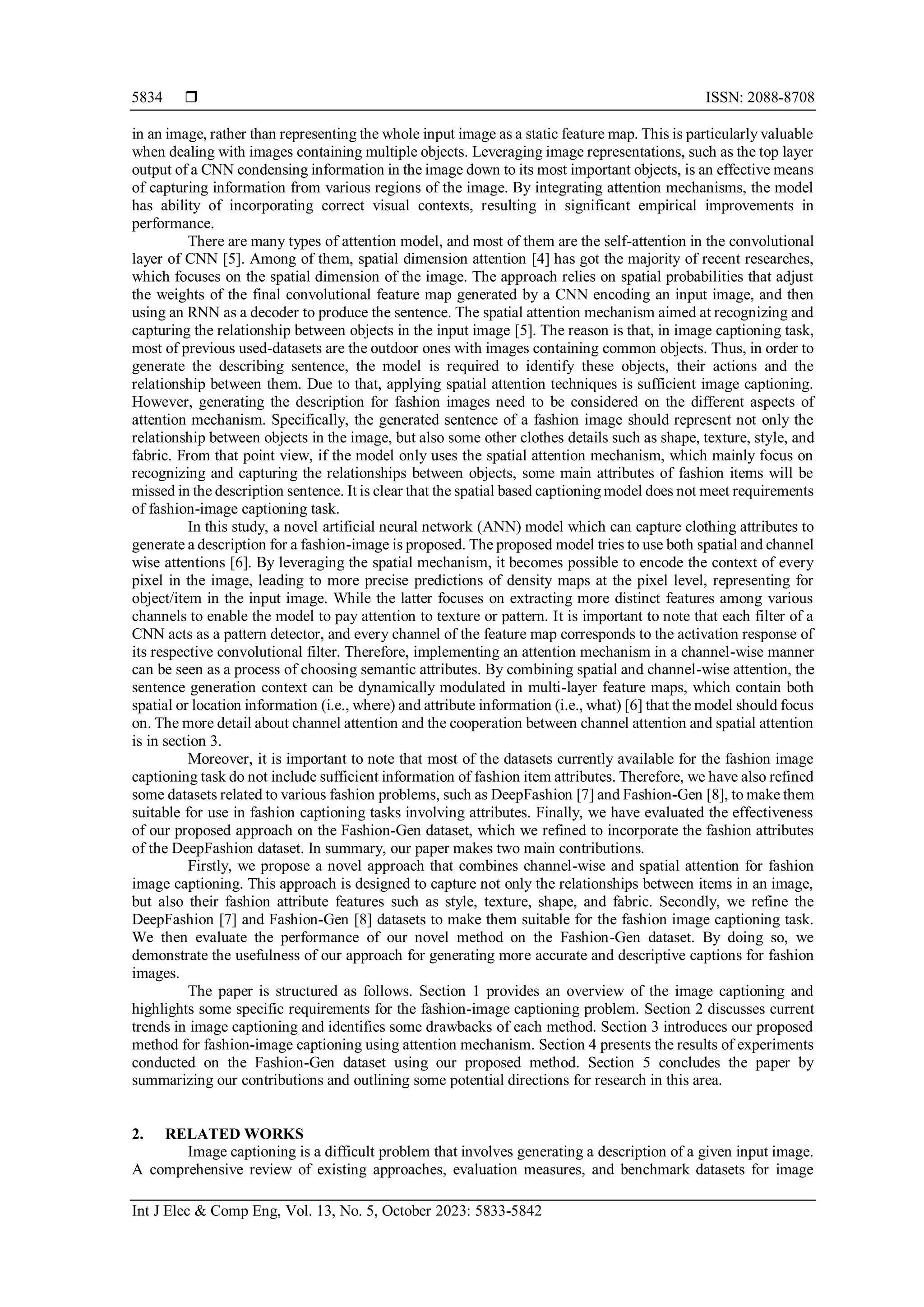 Channel and spatial attention mechanism for fashion image captioning | PDF | Photo Editing ...